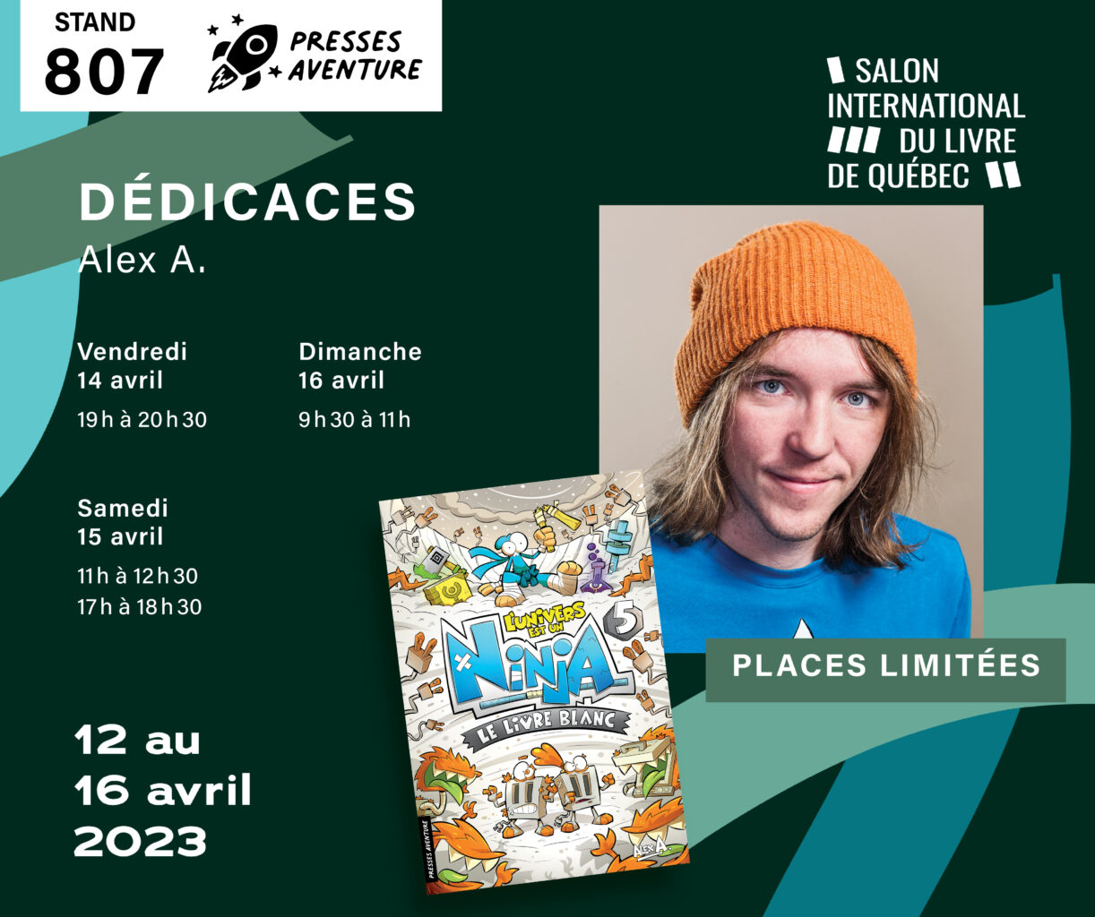 Salon du livre international de Québec | Alex A.