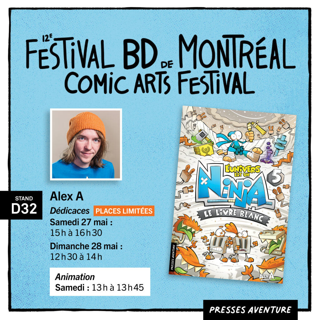 Festival BD de Montréal | Alex A.